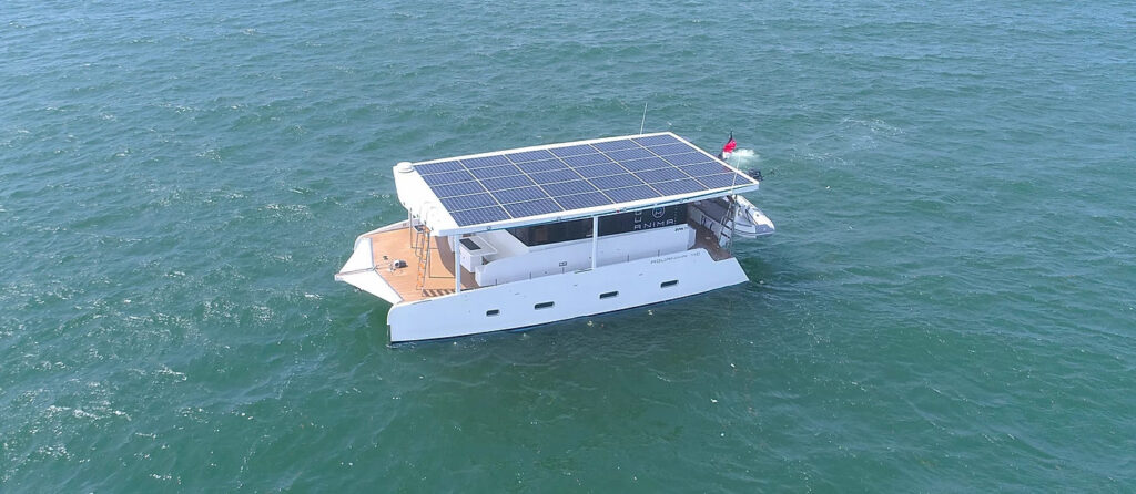 Successful sea trials for solar yacht | Advanced Maritime Technology ...