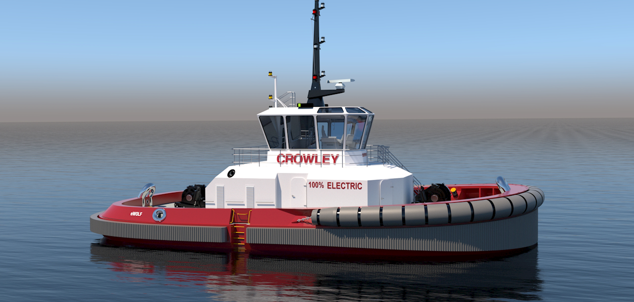 ABB to supply Crowley eWolf tug propulsion system | Advanced Maritime ...
