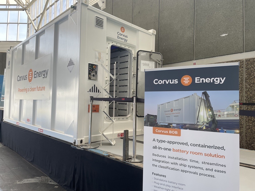 EXPO NEWS | DAY 1: Corvus containerized battery room awarded DNV type ...