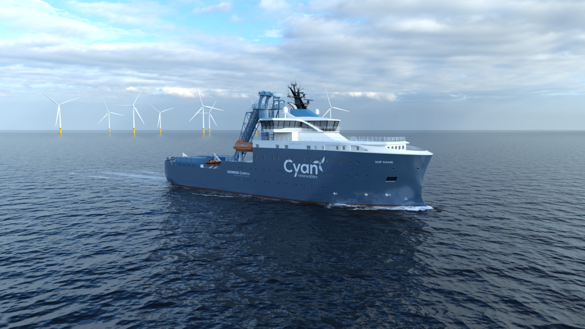 Vard to build hybrid service operation vessel for Cyan Renewables ...