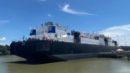 Crowley accepts delivery of largest US-flagged bunker barge | Advanced ...