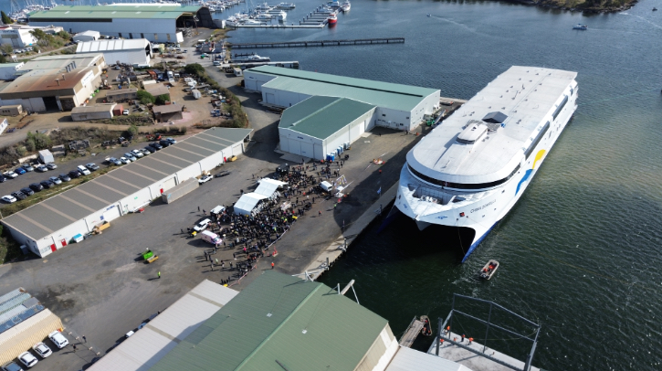 World’s largest battery-electric ship launches in Australia | Advanced ...